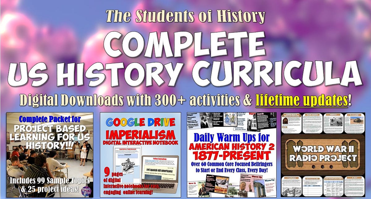 Complete US History Curriculum. Over the years, I’ve added so many ...