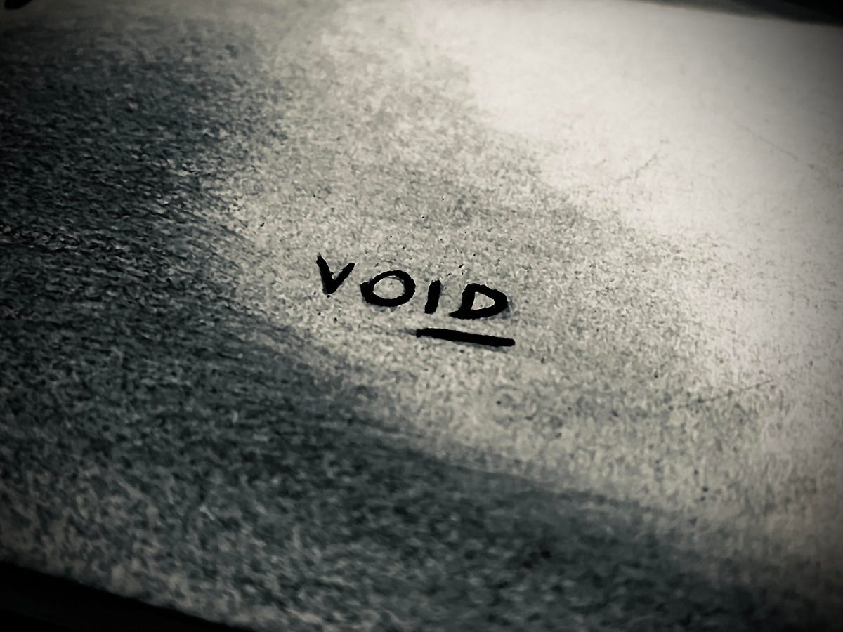 Void. You are going home on a Thursday… | by Otcho | emOTCHOns | Medium