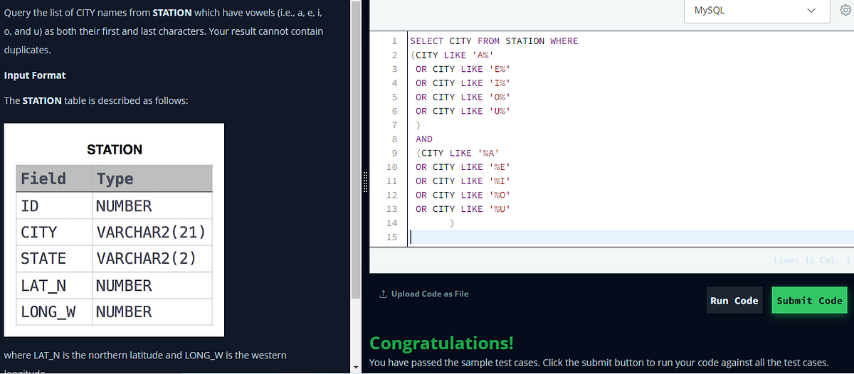 Solution To Hackerrank Sql Practice Questions By Notebook Medium 7697