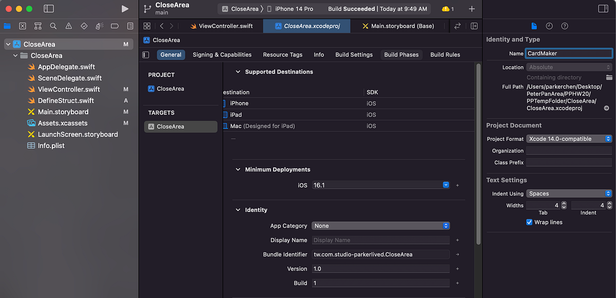 Xcode Change Name of Project 更改專案的名稱 - 彼得潘的 Swift iOS / Flutter App 開發教室 - Medium