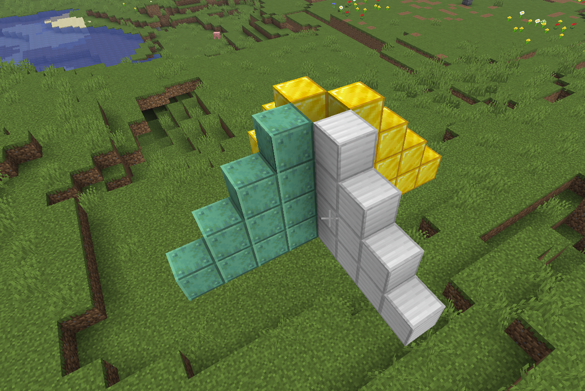 Constructing Right-Triangle Block Structures in Minecraft with ...