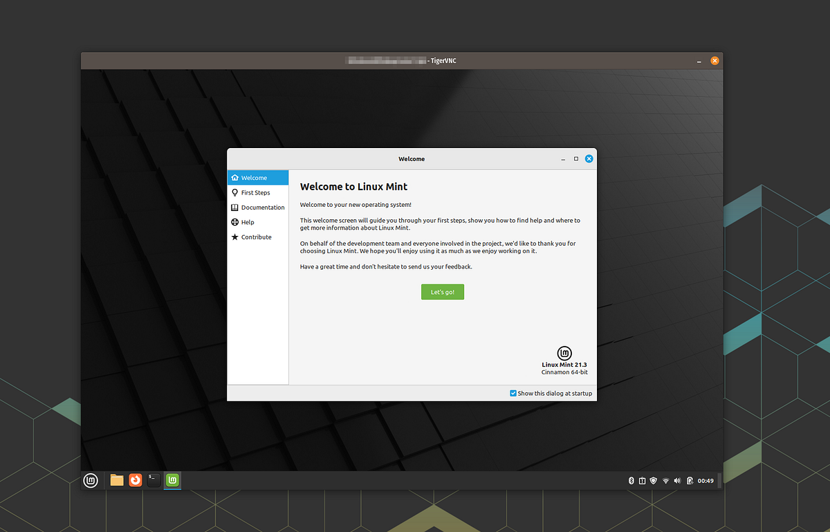 Installing TigerVNC server on Linux Mint 21 and creating a systemd user service | by JP | Medium