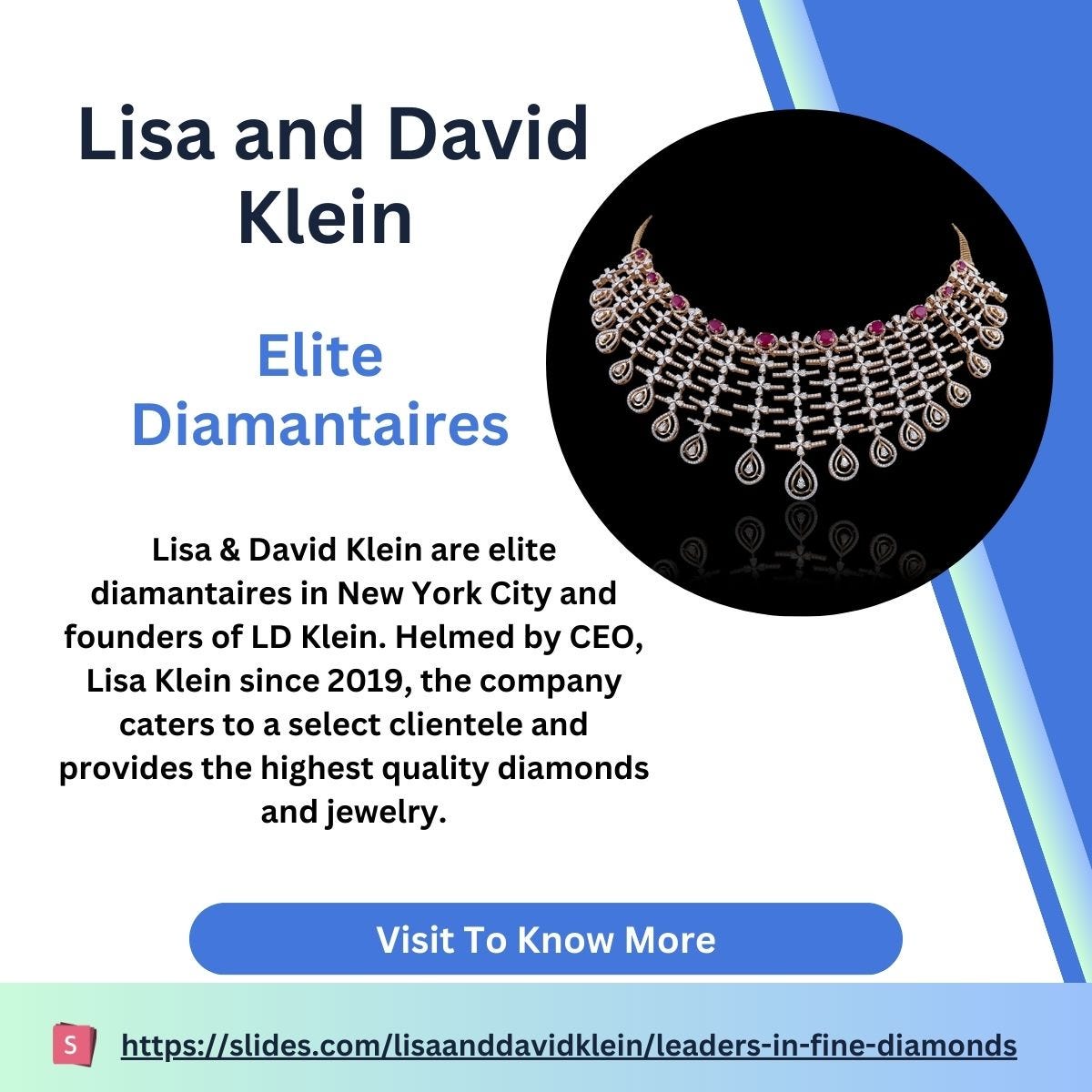 Lisa and David Klein — Elite Diamantaires - Lisa and David Klein - Medium
