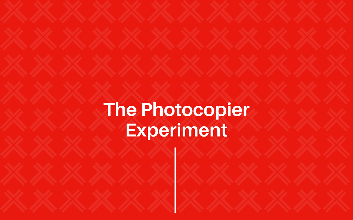 The Power of “Because” | The Photocopier Experiment. 1978. Harvard, USA ...
