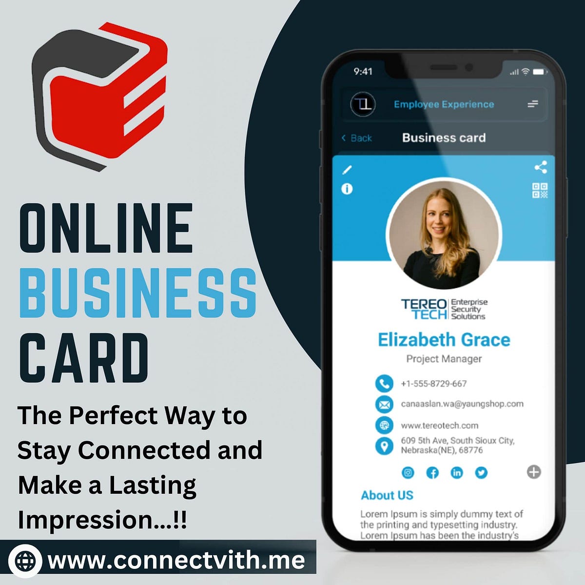 Online Business Card — Perfect Way to Stay Connected - ConnectVith Me ...