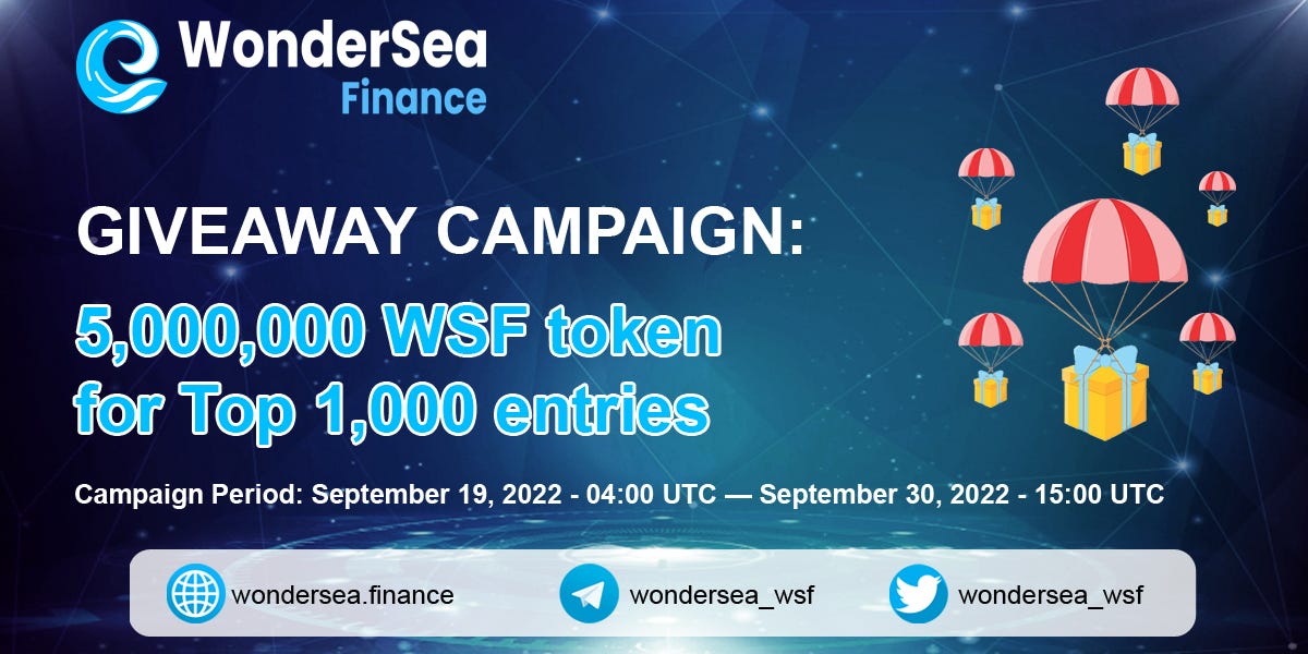 WonderSea Finance Airdrop - Wondersea Finance - Medium