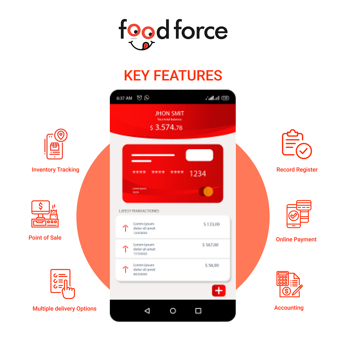 KEY FEATURES OF FOODFORCE - Food Force Free Restaurant Website Builder ...