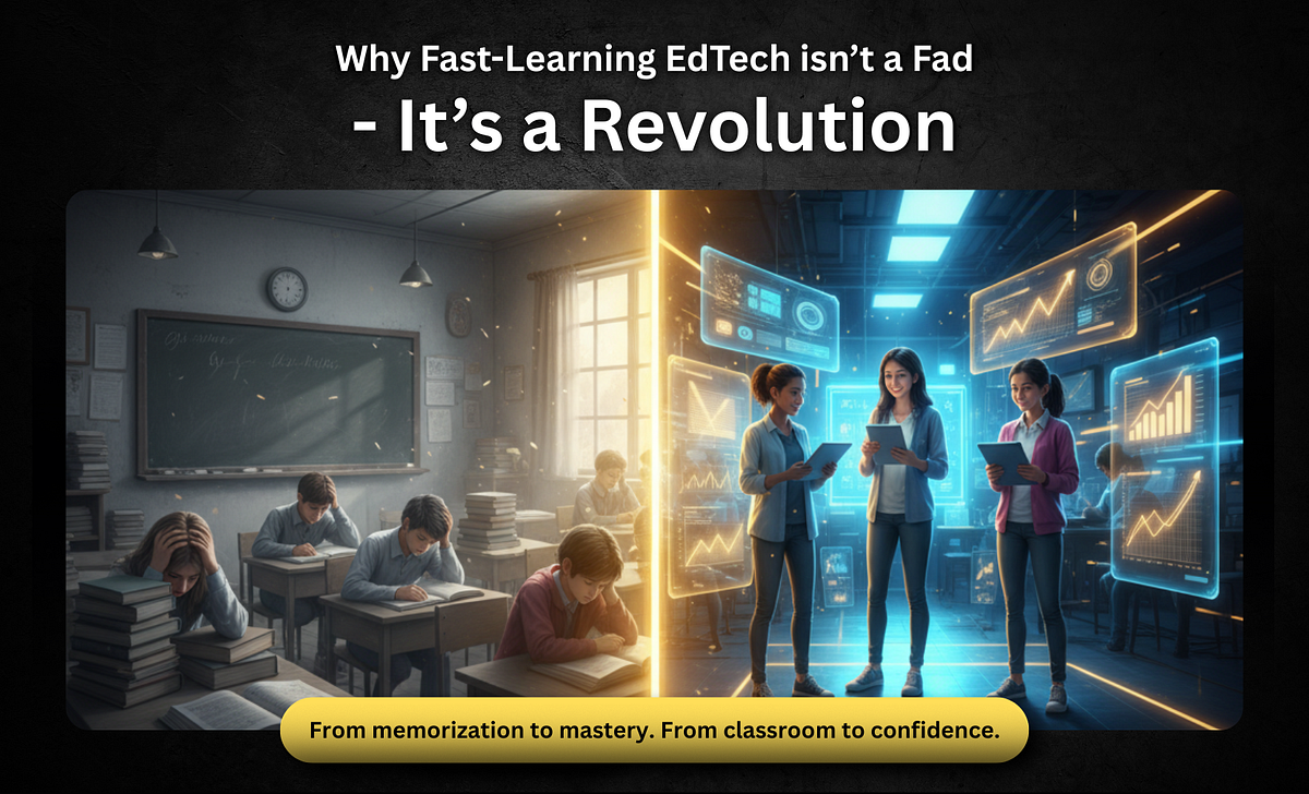Why Fast-Learning Edtech Isn’t a fad — it’s a revolution | by AJ Sats ...