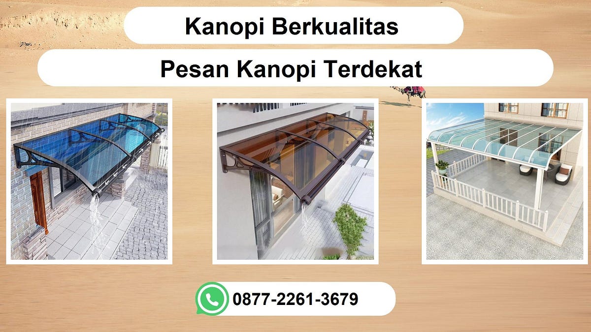 0877 2261 3679 Las Listrik Kanopi Alderon Transparan di Cilodong yang Murah - Jaga Irawan - Medium