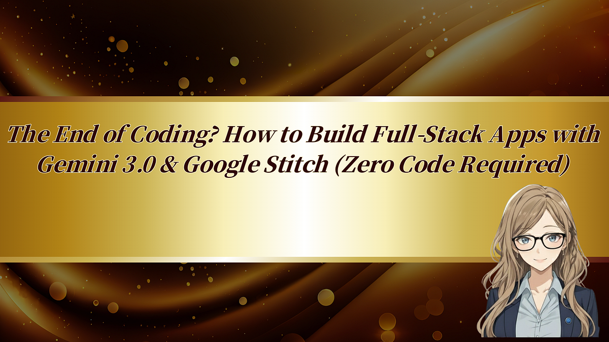 The End of Coding? How to Build Full-Stack Apps with Gemini 3.0 ...