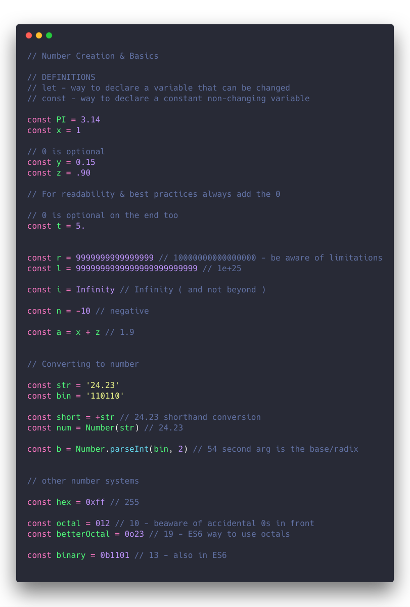 JavaScript Essentials: числа и математика | by Evgeny Vladimirovich | NOP::Nuances of ...