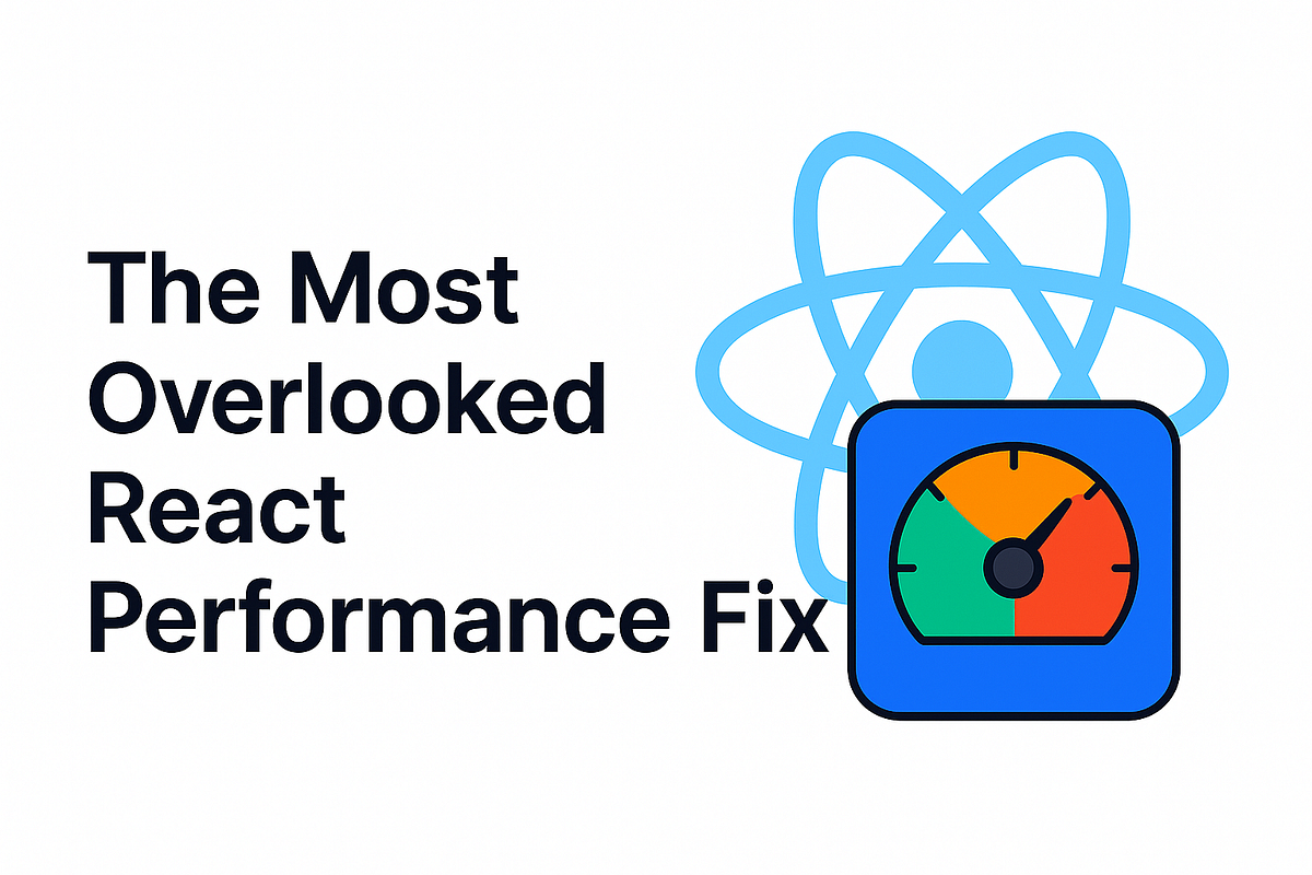 The Most Overlooked React Performance Fix By Codebyumar Javascript In Plain English
