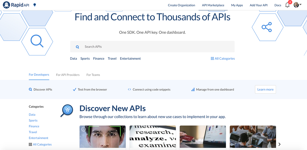 Using Rapid API. When building any application something… | by Carl ...