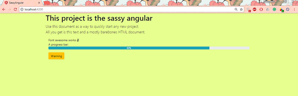 How I setup Angular 5 with ScSS and BootStrap | by ImmiLy | Medium