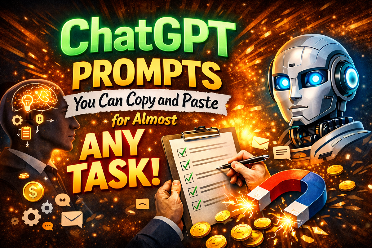 ChatGPT Prompts You Can Copy and Paste for Almost Any Task | by Tech ...