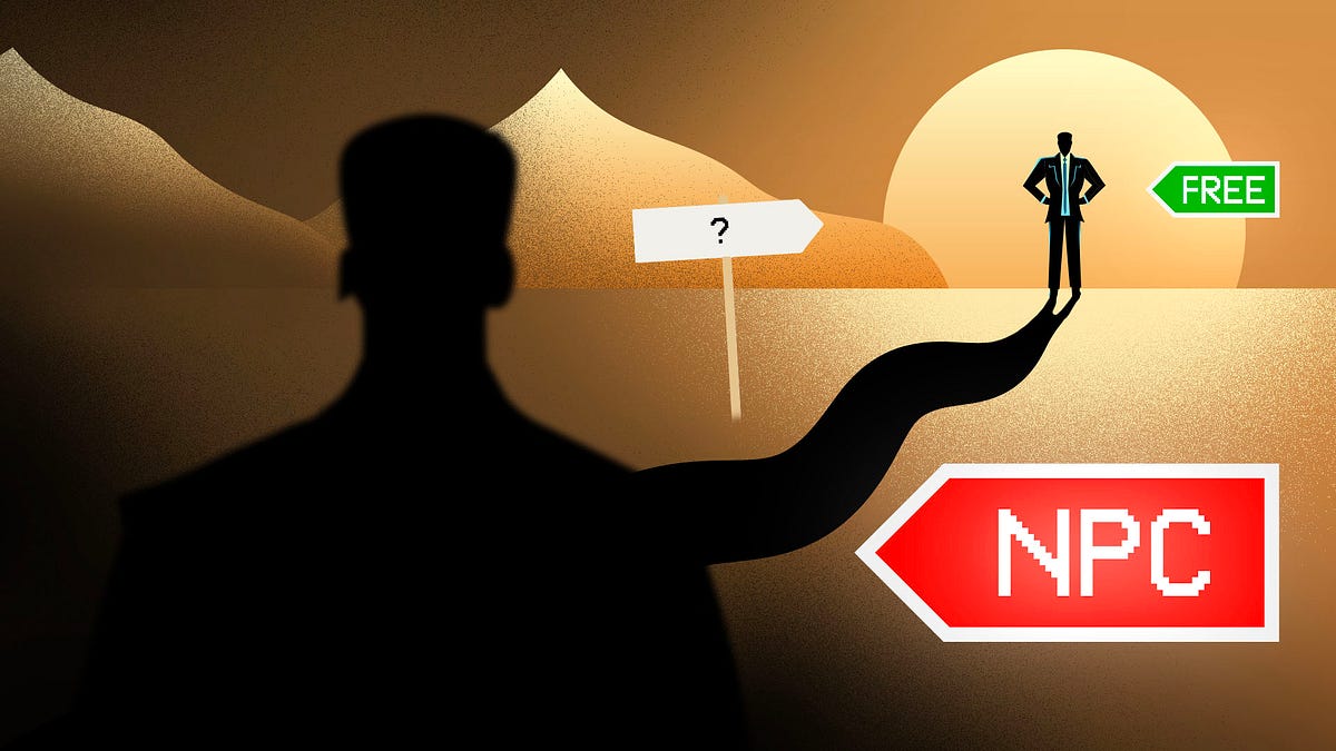 We have to stop being NPCs. Here is how to be on the winning side. | by ...