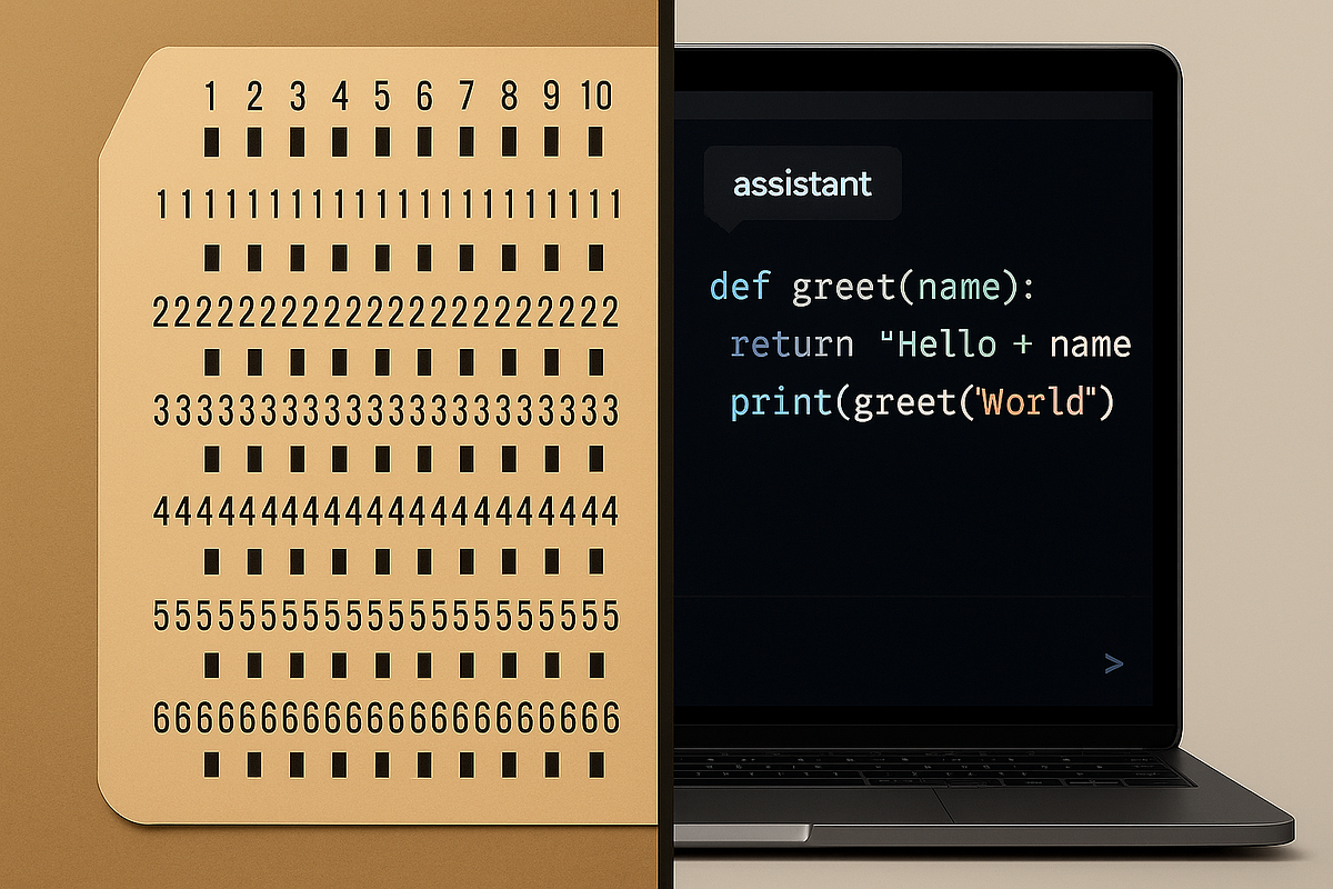 From Punch Cards to Prompt Engineers: A Journey Through Code and the ...