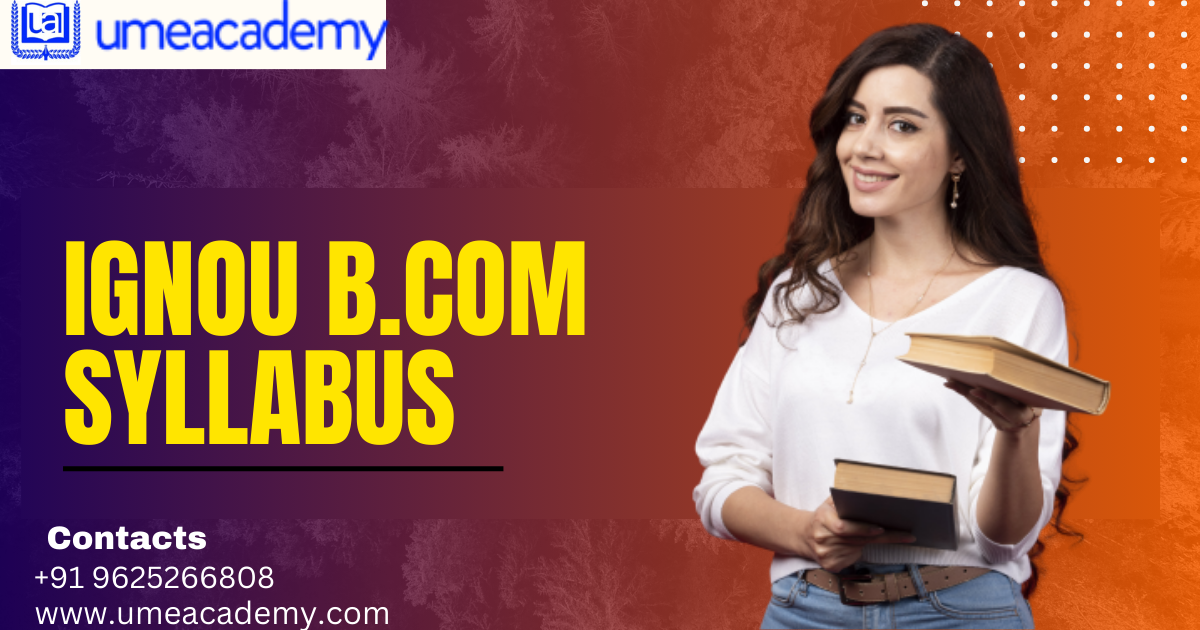 IGNOU B.Com Syllabus - Vinay - Medium