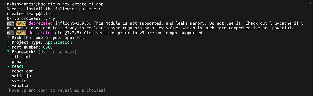 Create a React, MFE webpack Module Federation | by Akhshy Ganesh | Medium