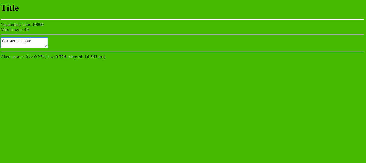 Toxic Comment Detector. You can try this yourself by going to… | by ...