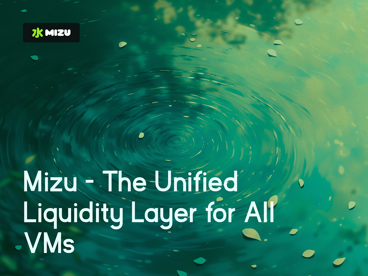 Introducing Mizu: A Unified Liquidity Layer for any VM | by Mizu | Medium