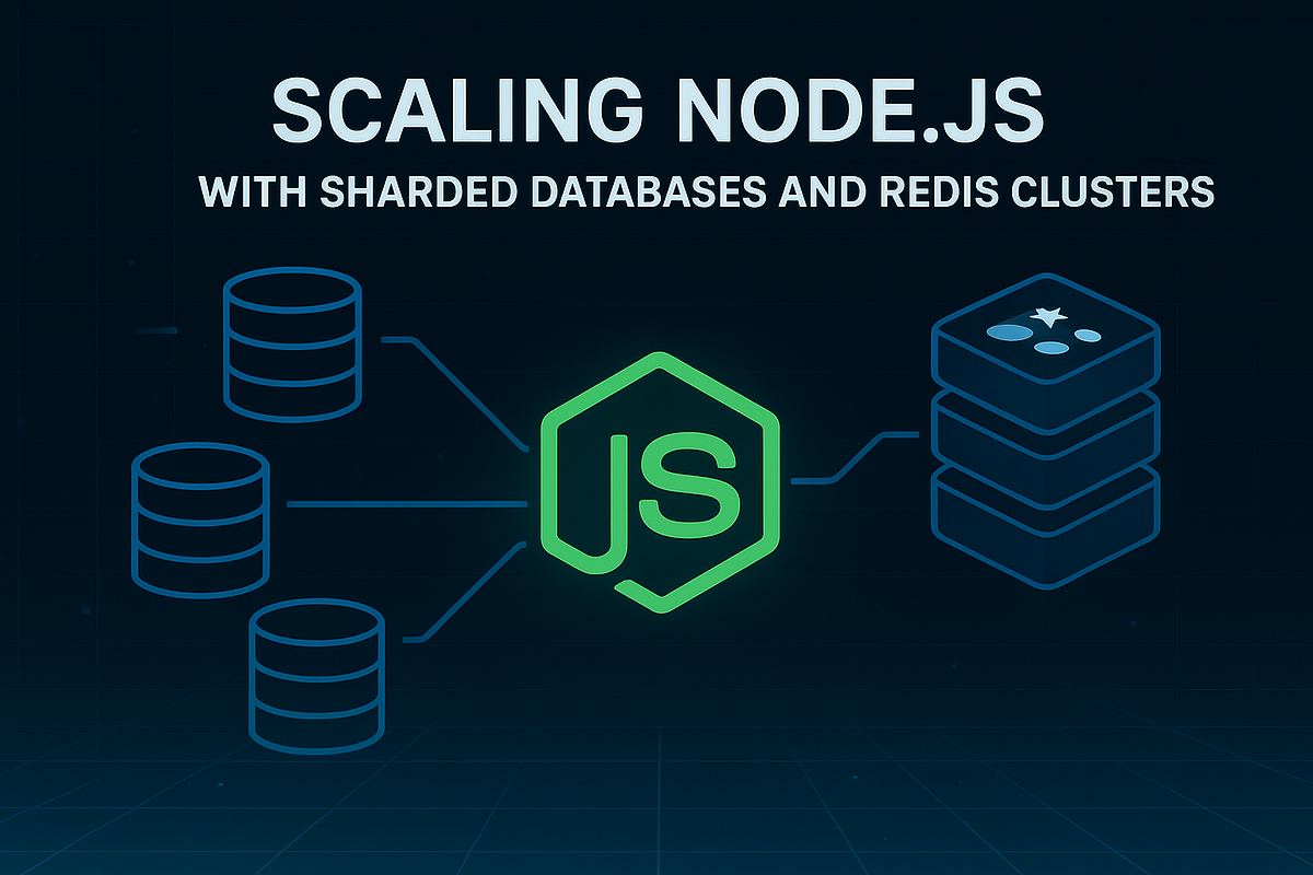 Scaling Node.js with Sharded Databases and Redis Clusters | by Somendradev | Sep, 2025 | Stackademic