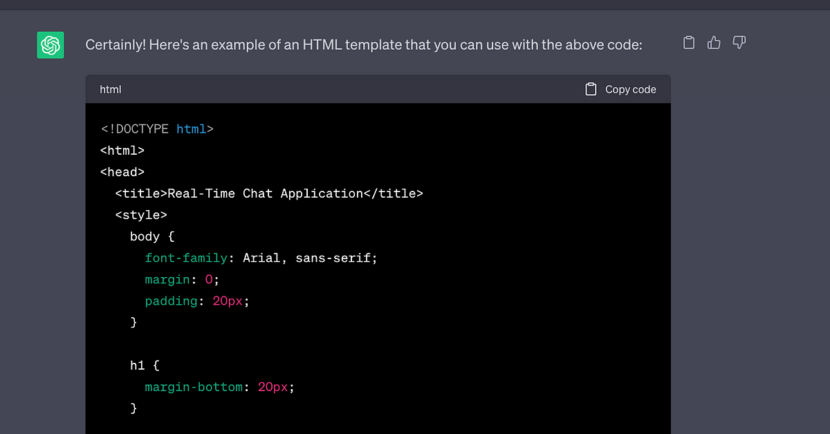Building A Chat Node Js App With Express And Chatgpt By