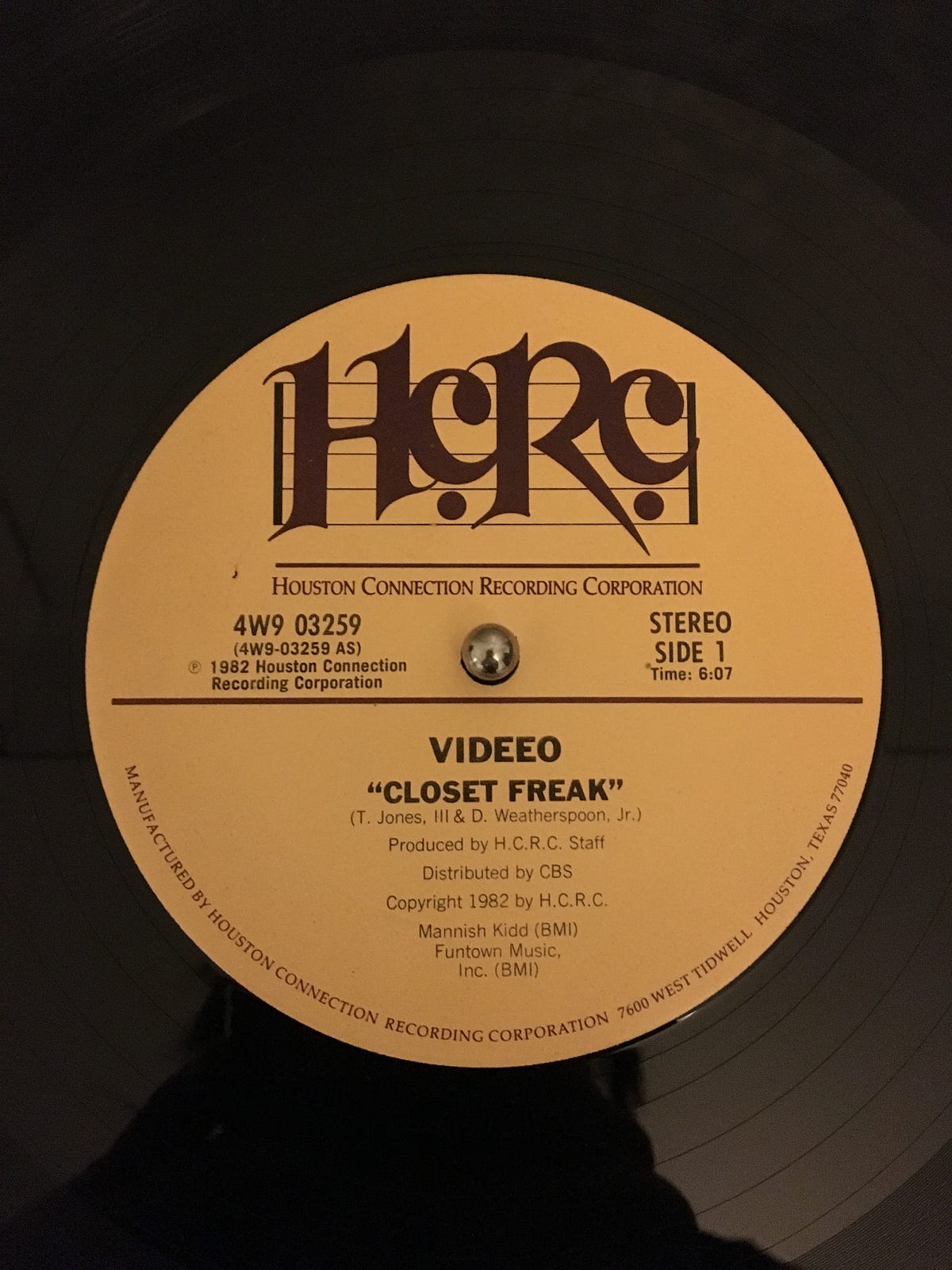 BOOGIE FUNK EXTRAVAGANZA:. Videeo – Closet Freak – 12" | by Harry Damm ...