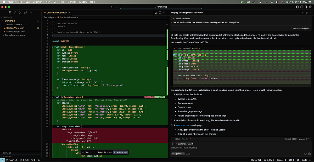 AI-Powered Coding with Cursor: Boosting Productivity for iOS Developers in 2025 | TECHVERSEE