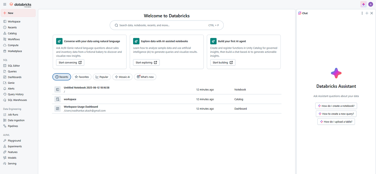 Databricks is Now Free for Learners — No Cloud Account Required! | by THE BRICK LEARNING ...