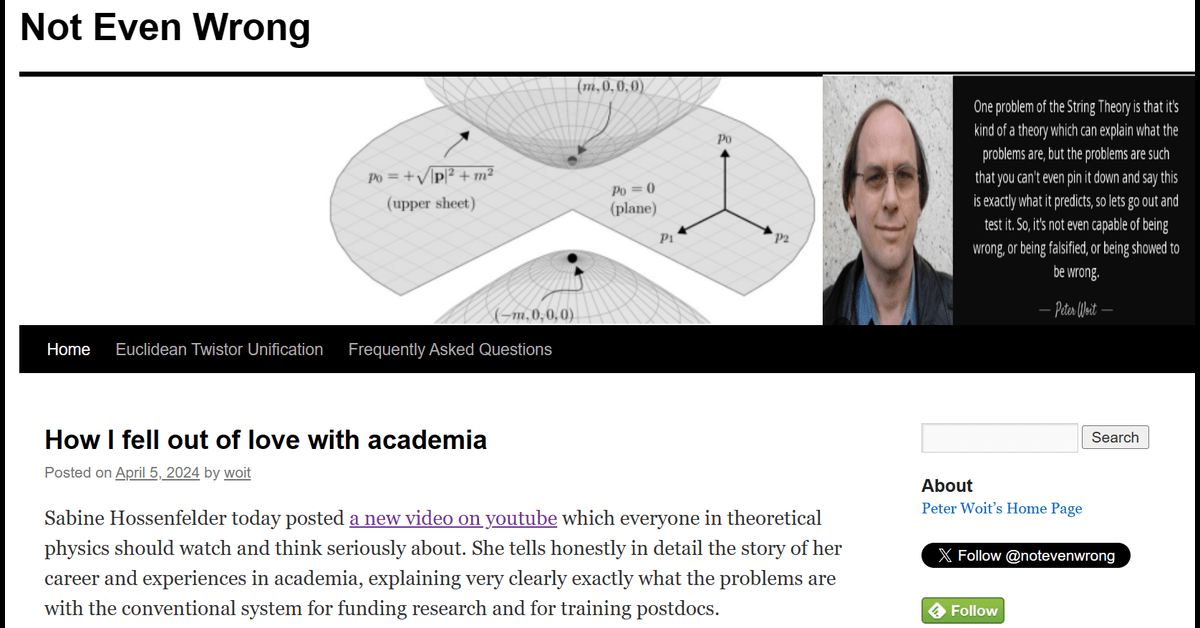 Physicist Peter Woit on the Sociology of String Theory | by Paul Austin ...