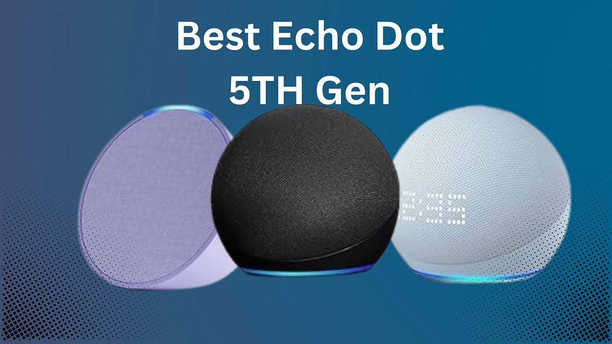 Three Amazon Smart Speakers: Echo Dot (5th Gen), Echo Dot (5th Gen ...