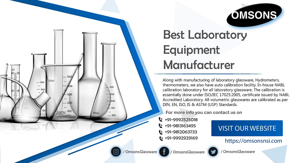Best Laboratory Glassware Manufacturer in India - Omsons Glassware | by ...