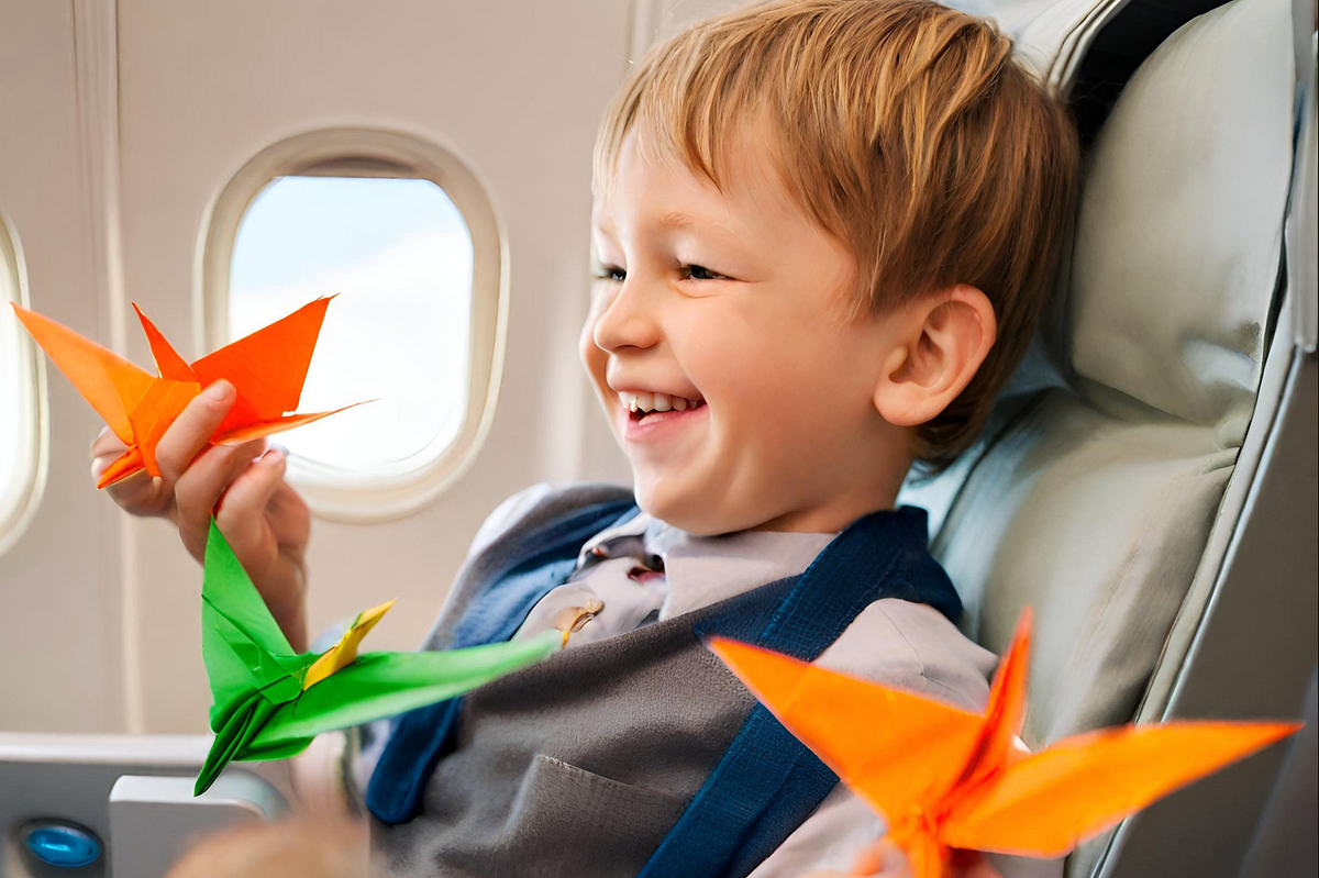 Origami on an Airplane. Could a scary situation be defused with… | by ...