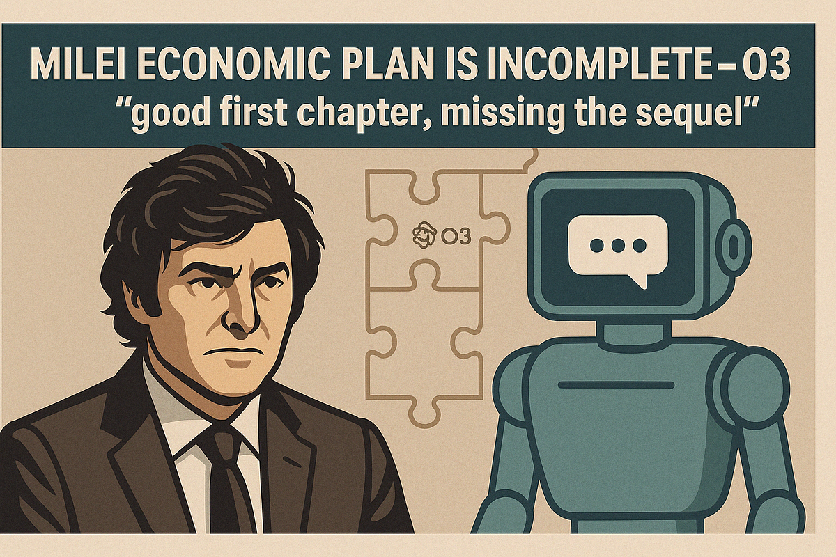 Milei Economic Plan is Incomplete — o3 says. | by Prague Mole | Apr ...
