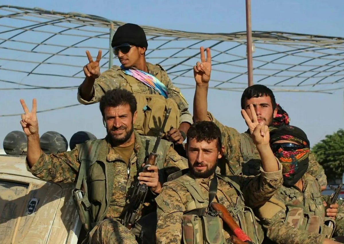 Syrian and Kurdish forces united against a common enemy | by ...