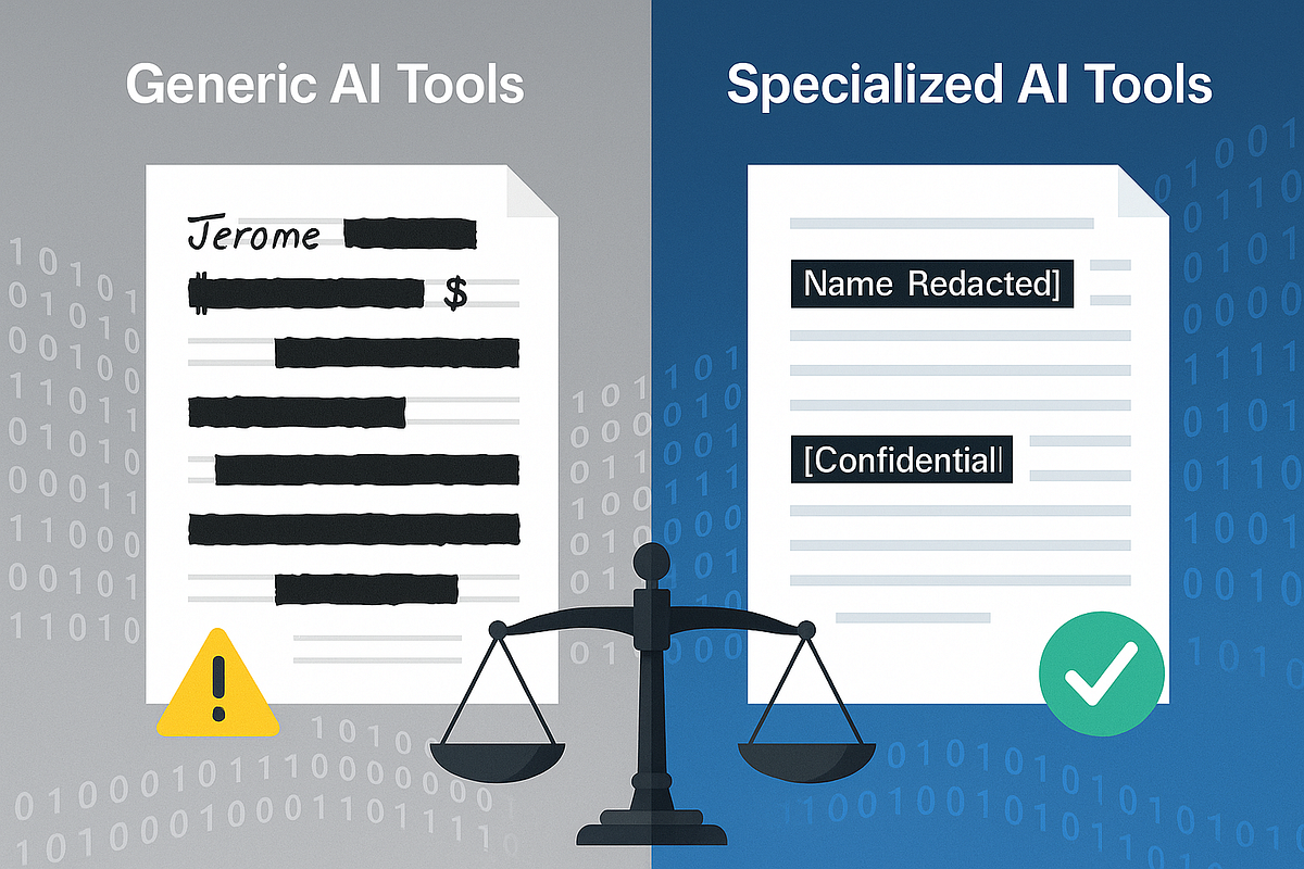 Why Generic AI Tools Fail at Legal Redaction (and Specialized Ones Win ...