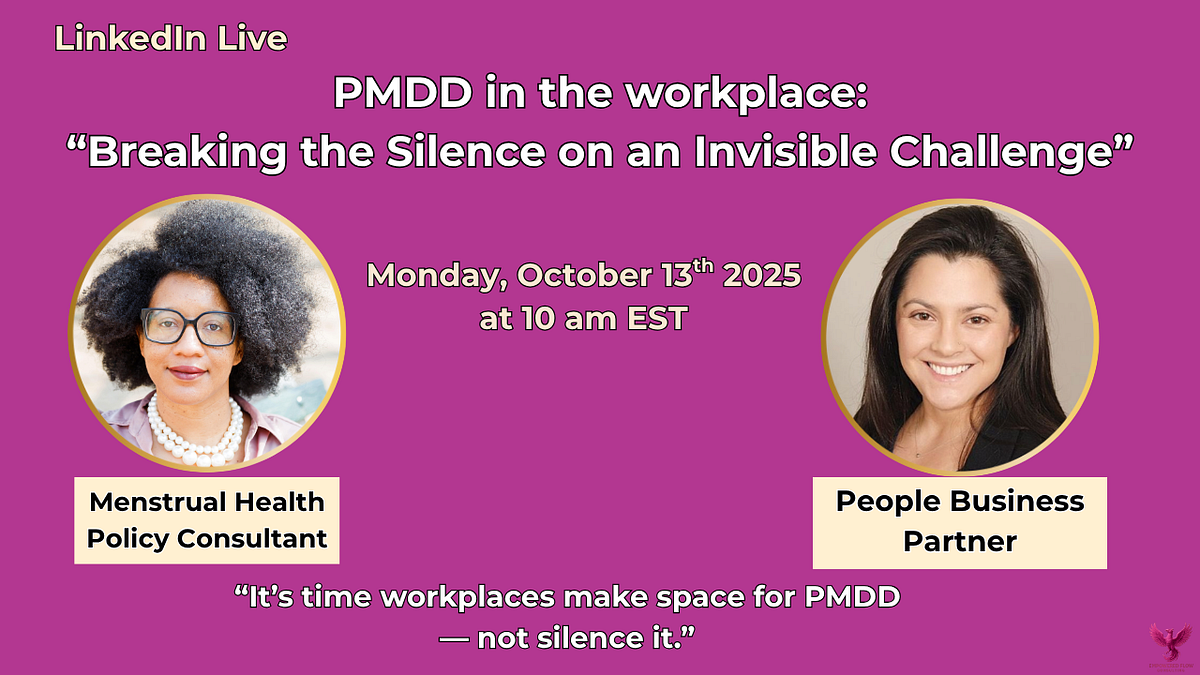 What Is PMDD? And Why So Many Women Are Silently Suffering at Work | by ...