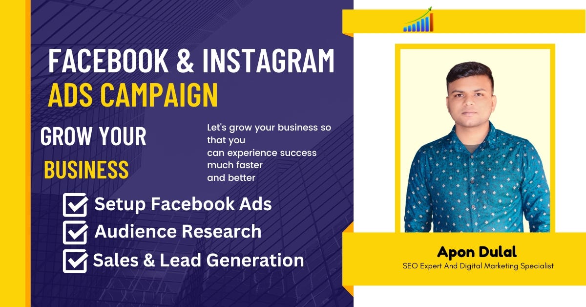 I will run your Facebook ads, Instagram ads campaign for your business | by Apon Dulal | Aug ...