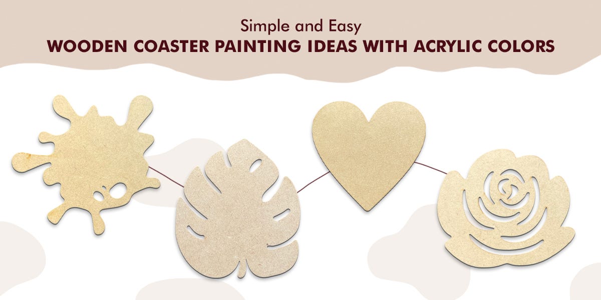 Simple and Easy Wooden Coaster Painting Ideas for Beginners | by ...