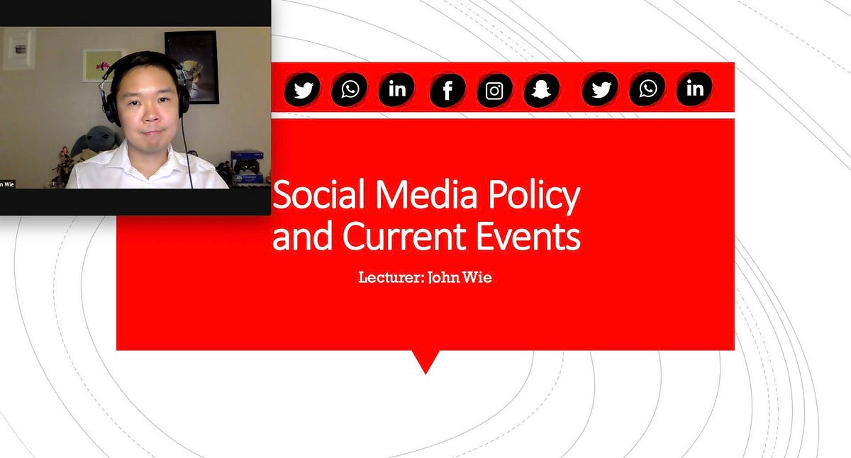 My Insights in Building/Teaching a 2020 Social Media Policy Class | by ...