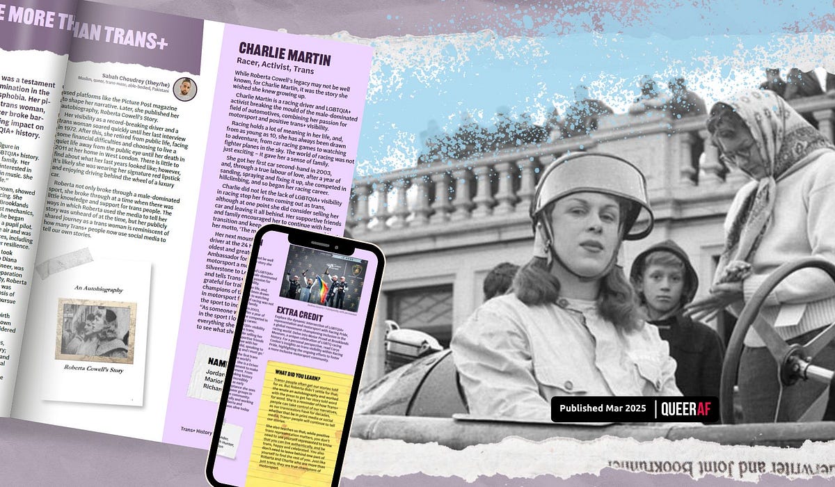We’re more than Trans+ as engineer, racer and pilot Roberta Cowell ...