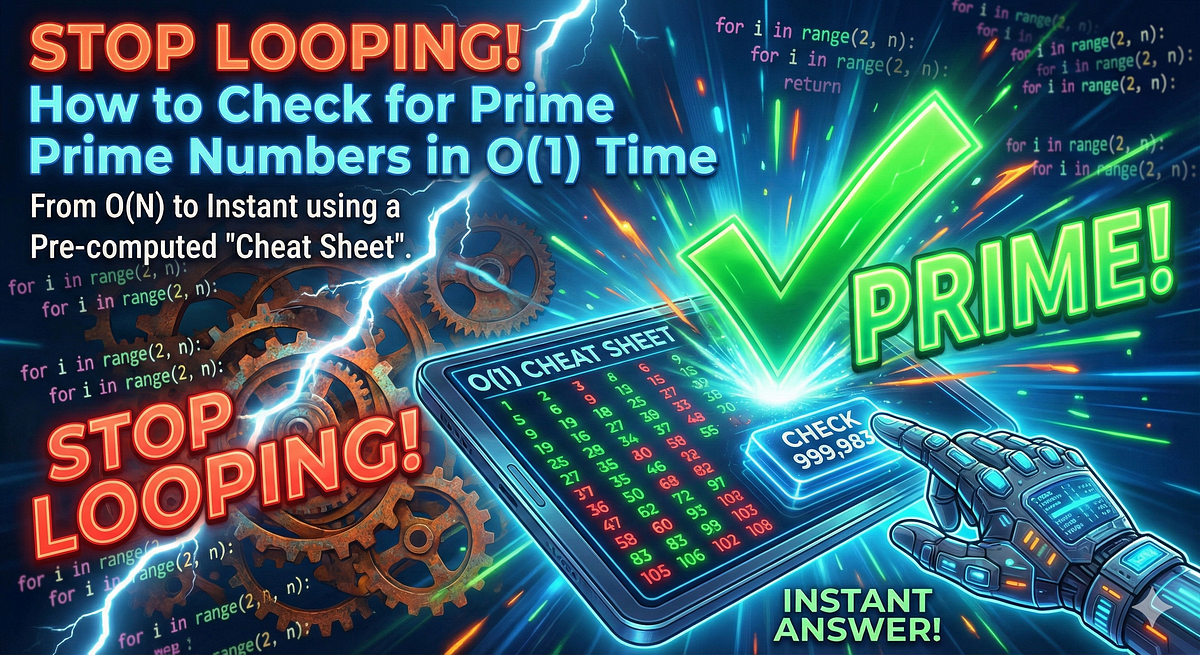 Stop Looping! How to Check for Prime Numbers in O(1) Time | by ...