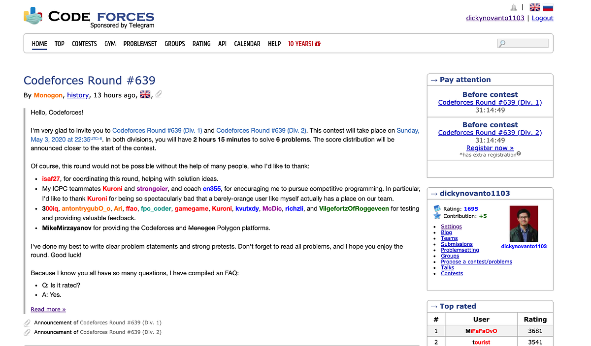Competitive Programming Beginner Starter Pack | by Dicky Novanto | Medium