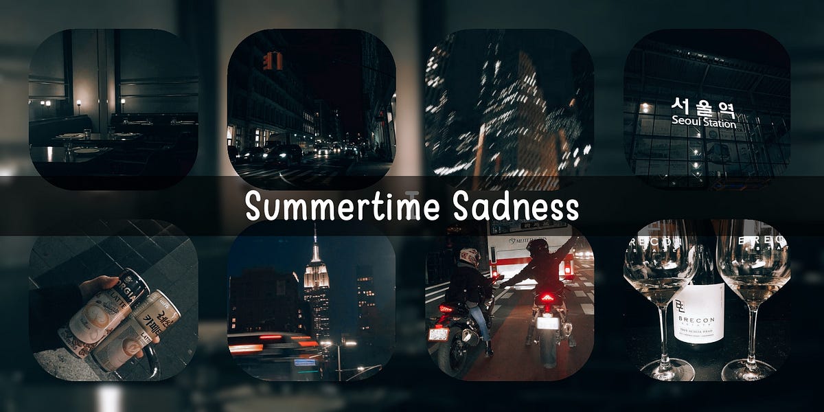 SUMMERTIME SADNESS. Crying | by Amejrta | Medium