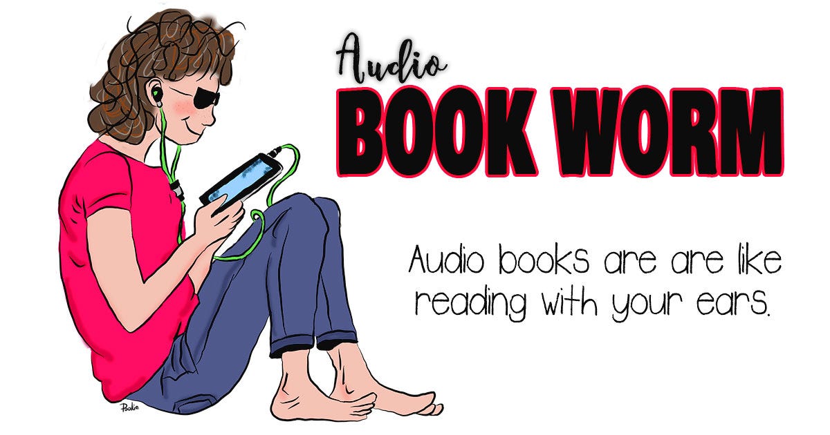 Audio Bookworm. June is Audiobook Appreciation Month! | by Anel Ryan ...