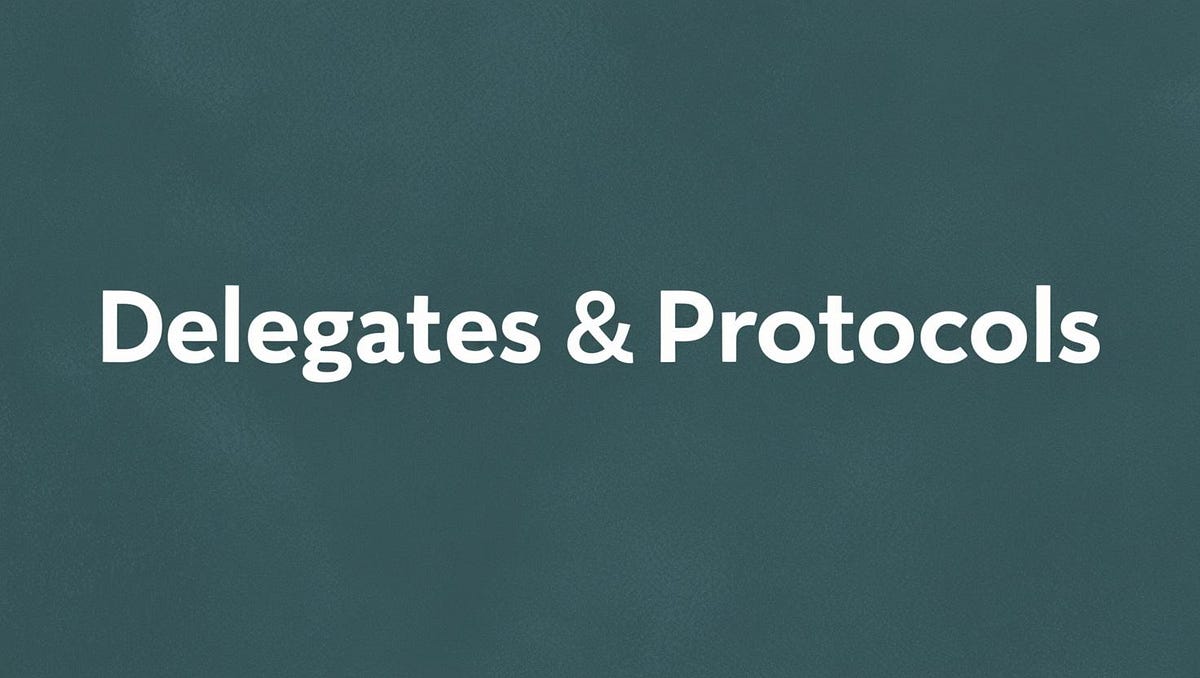 Swift’te Protocol ve Delegate Mekanizması | by Beyza Nur Tekerek | Medium