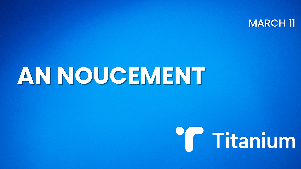 Important announcement regarding Titanium service suspension and ...