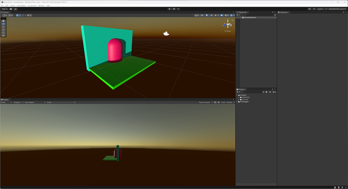 Customize Unity and Prepare. My personal layout. (Many others do it ...