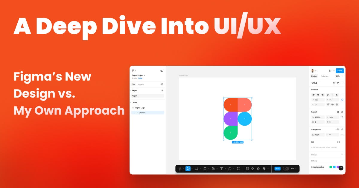 A Deep Dive into UI/UX: Figma’s New Design vs. My Own Approach | by Shafi | Senior UI/UX ...